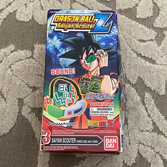 Toys | Dragon Ball Z Saiyan Scouter Green Lens With 2 Cards | Poshmark